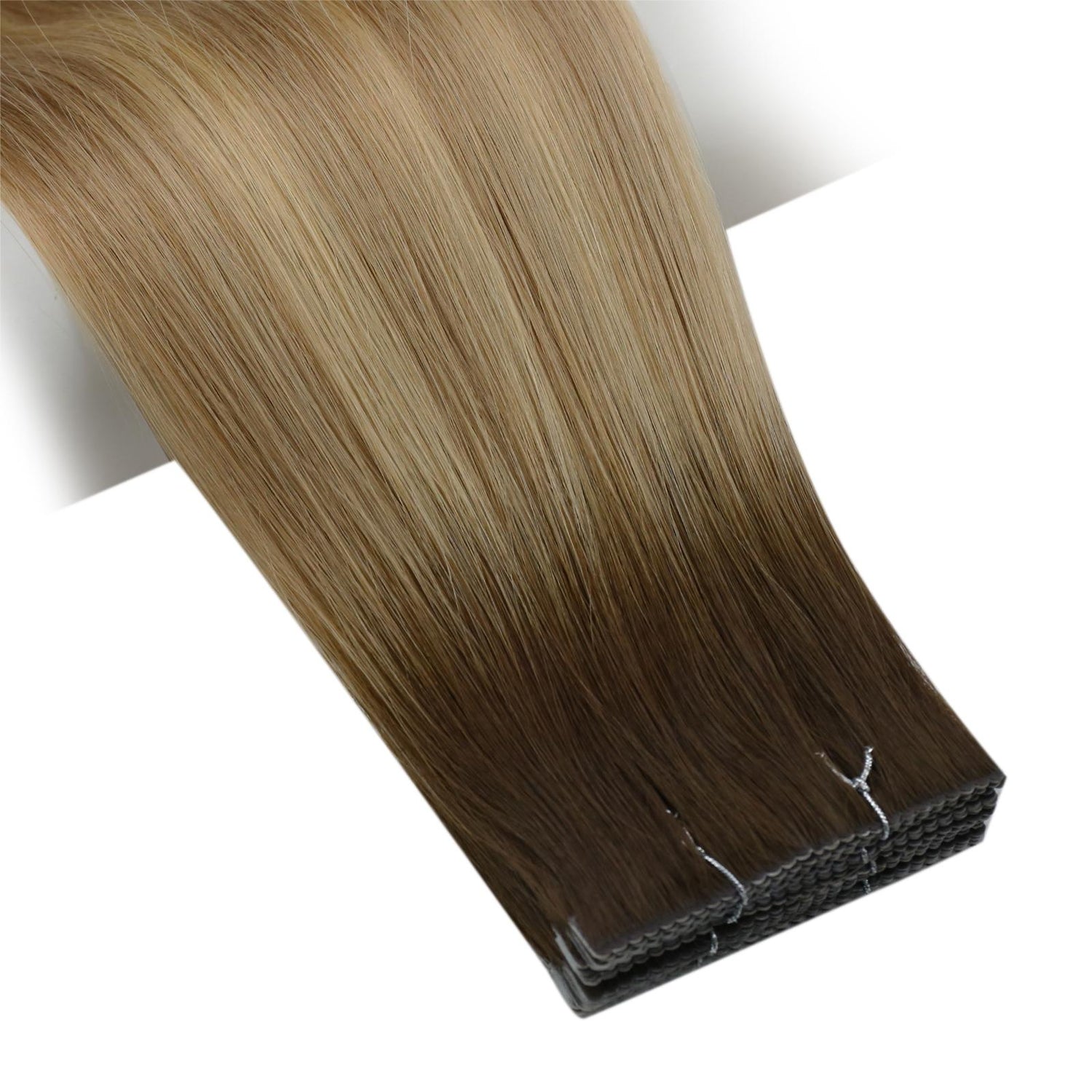 Tape in Hair Extensions, 100% Human Hair Tape in Extensions - Full ...
